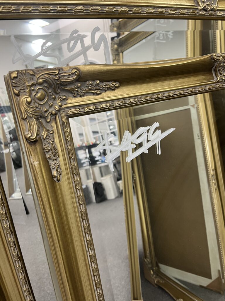 392 Gold Ornate Mirror – Decomirrors