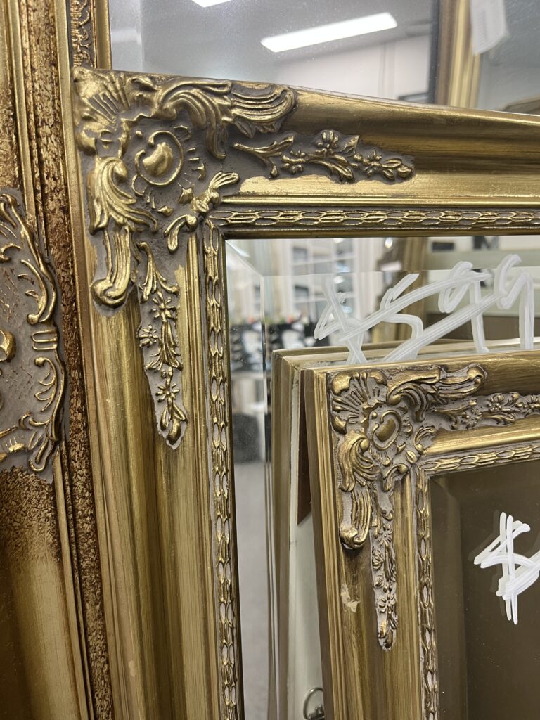 392 Gold Ornate Mirror – Decomirrors