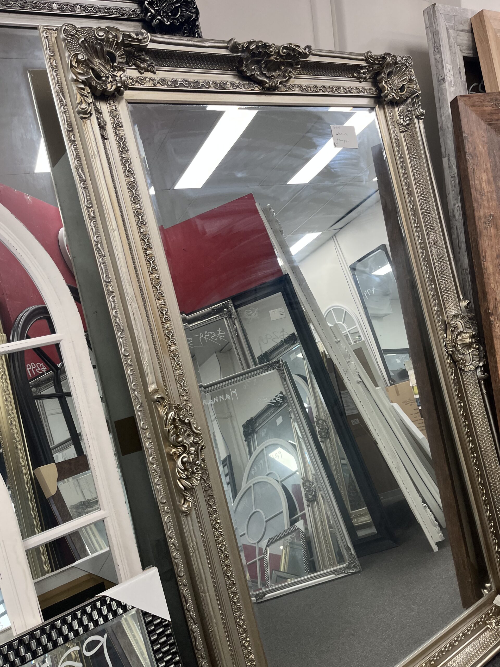 Gabriel Ornate Floor Mirror – Decomirrors