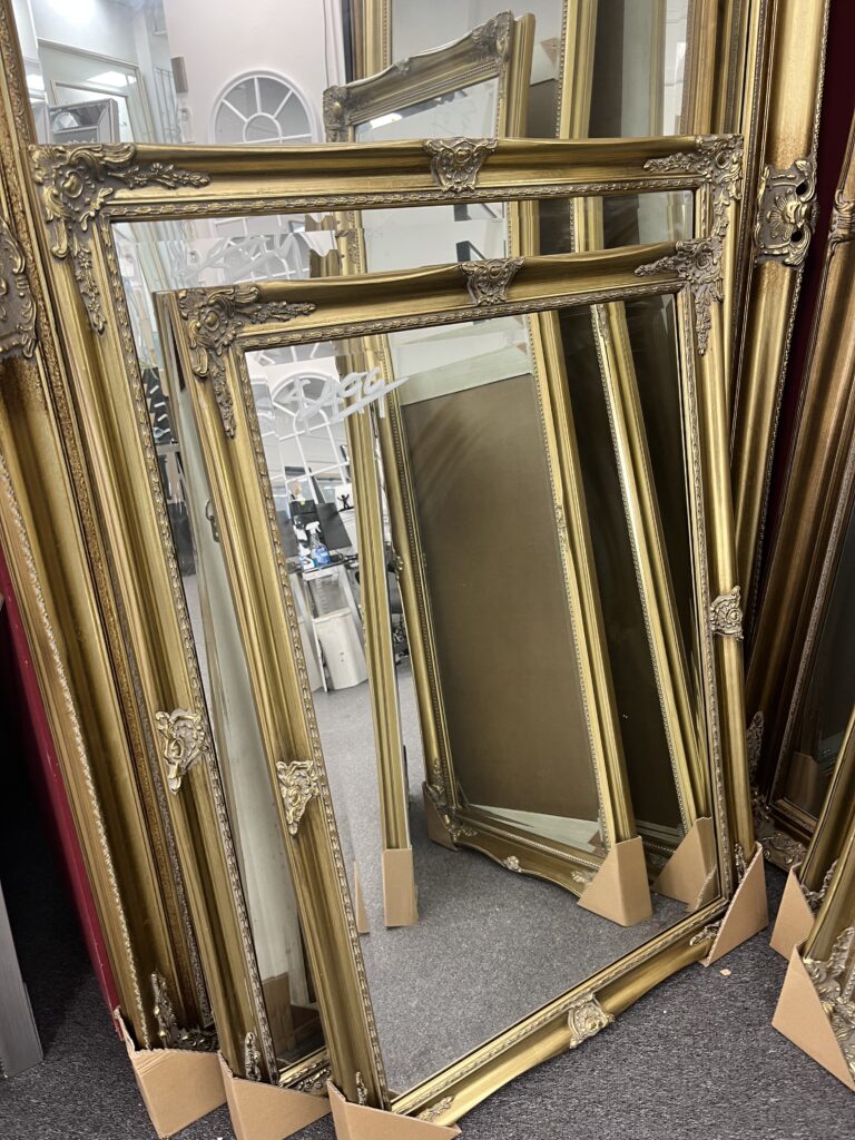 392 Gold Ornate Mirror – Decomirrors