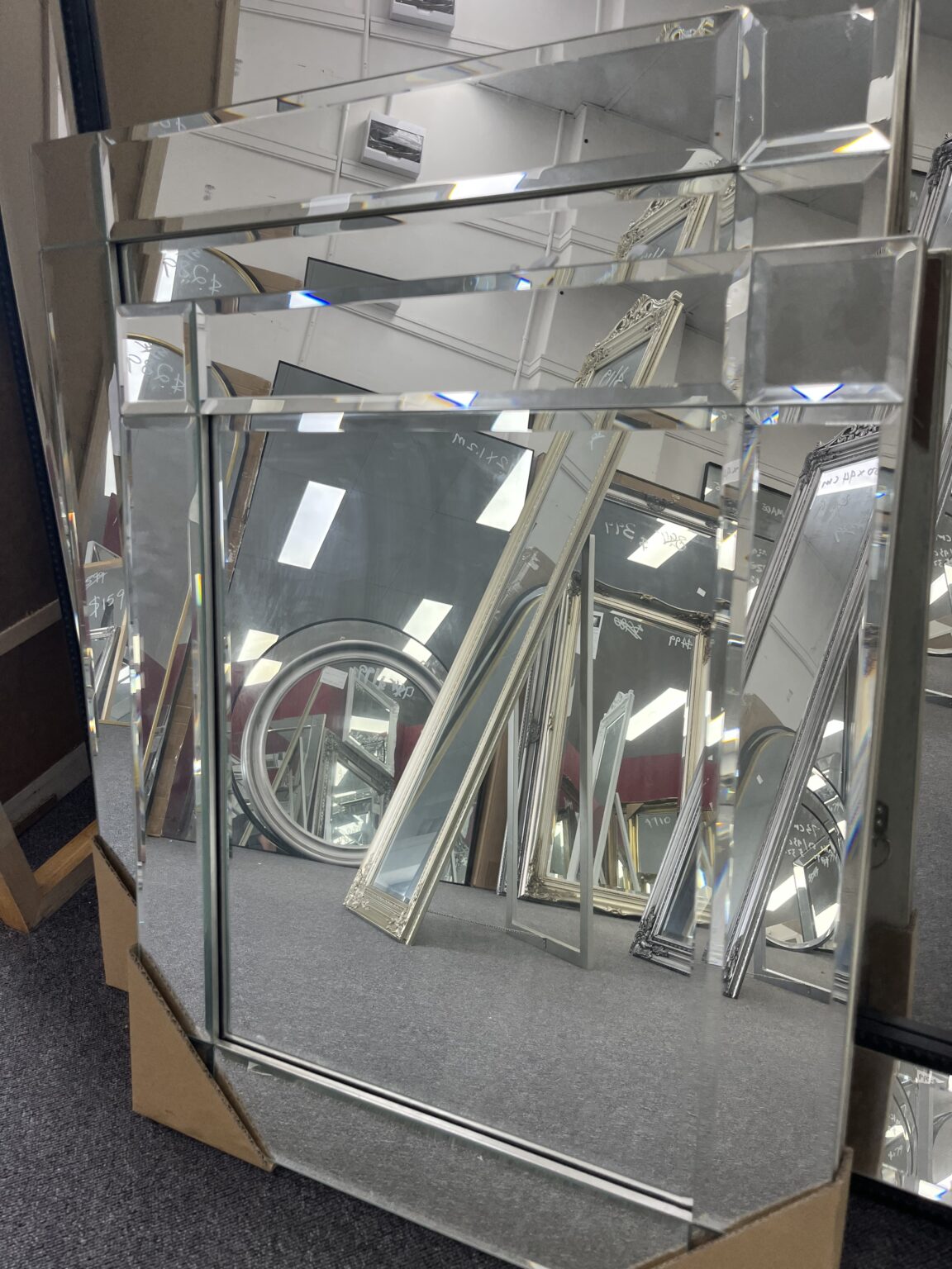 Benton Silver Wall Mirror – Decomirrors